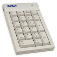 The Low-Force Tactile Numeric Keypad for Mac/PC by Kinesis - Detailed ...